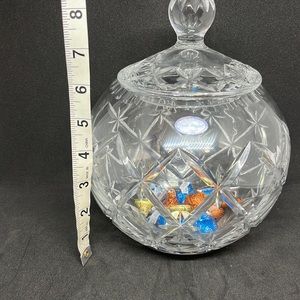 Ofnah | Accents | Ofnah Crystal 24pbo Candy Jar Bowl With Lid Made In ...